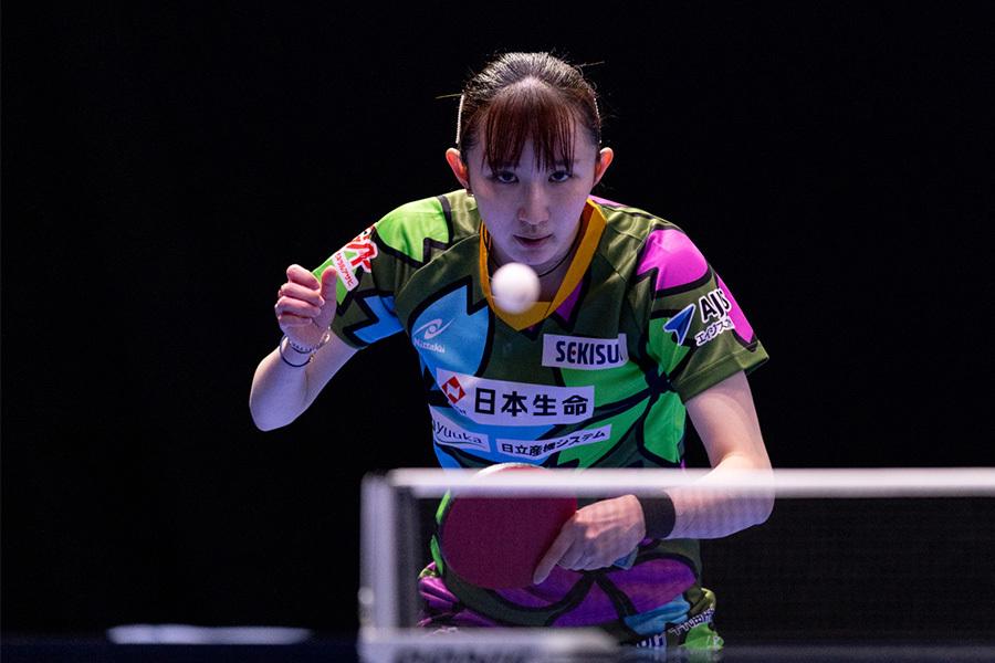 早田ひな 8強入り！初対戦のモナコ選手をストレートで圧倒【卓球 WTTロンドン】（テレ東スポーツ） - Yahoo!ニュース