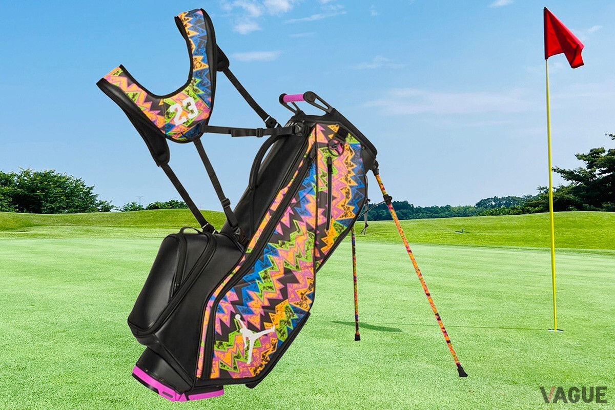 ゴルフ場で映える「鮮やかなマルチカラー」に注目！ ジョーダンブランドが展開するゴルフバッグとグローブに登場した「限定色」の魅力とは（VAGUE） - Yahoo!ニュース