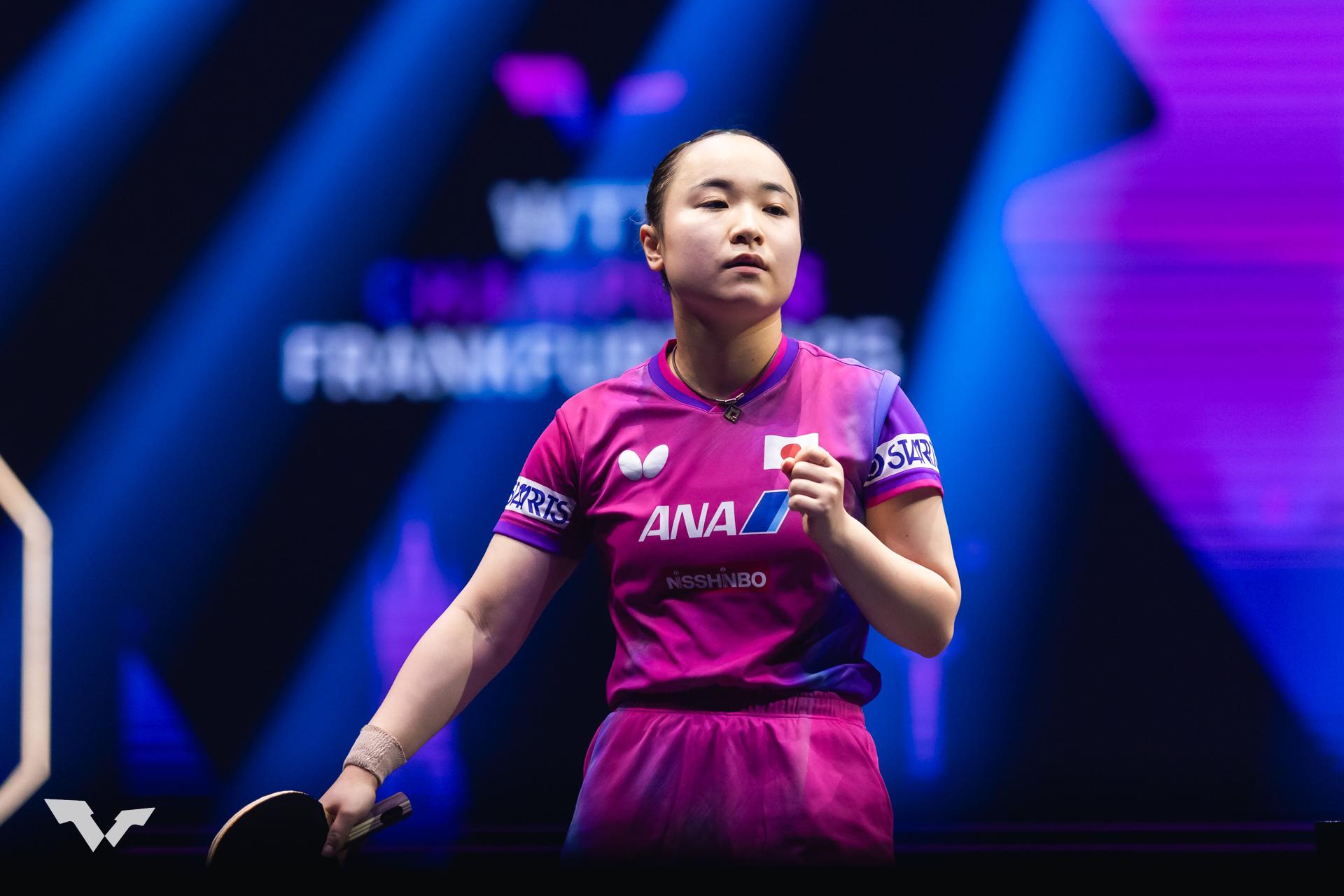 伊藤美誠 8強入り！ 過去7連勝中のヨーロッパ女王を多彩なサーブ＆レシーブで翻弄【卓球 WTTフランクフルト】（テレ東スポーツ） - Yahoo!ニュース