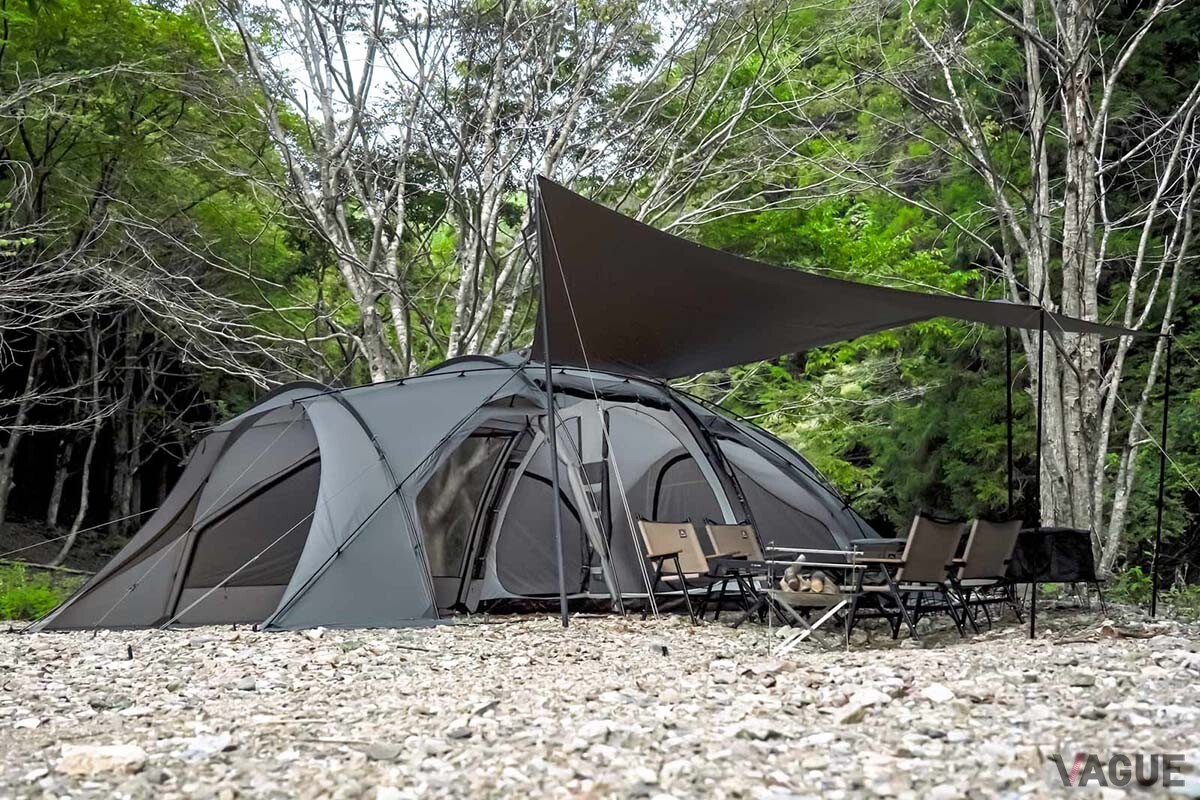 「美・強靭・柔軟」を形にしたラーテルワークスの最上級モデル！ ストレスのない導線設計と居住性を両立した“大空間ファミリーテント”の実力とは（VAGUE） - Yahoo!ニュース