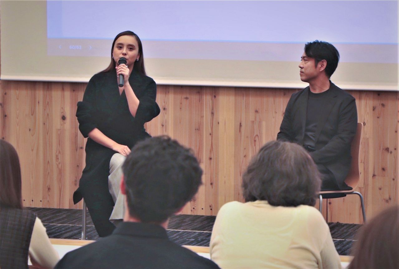 モデル石田ニコルさん「夢へ踏み出す勇気を」 岡山大でトーク（山陽新聞デジタル） - Yahoo!ニュース