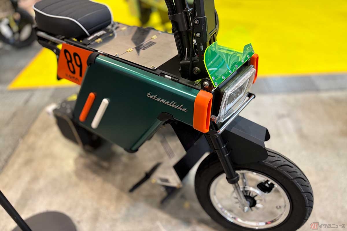 折りたたみ式小型電動バイク「TATAMEL BIKE＋」って？ 「近所の散歩や買い物に使いたい」「イベント用電源や災害対策にもなる」など反響（バイクのニュース） - Yahoo!ニュース