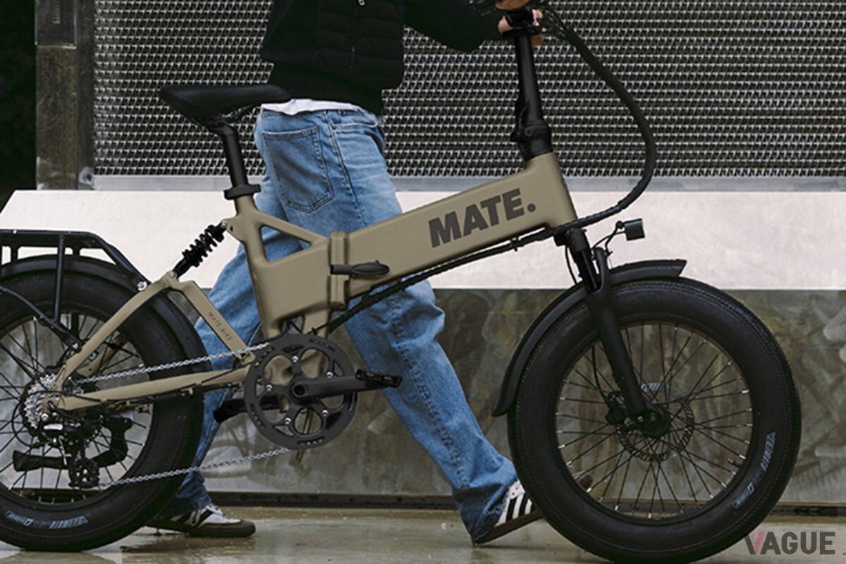 街で“おっ”と思われるカッコいい車体！ メイトバイクの人気「折りたたみ電動アシスト自転車」に新色が登場 通勤も週末も映えるラインナップとは（VAGUE） - Yahoo!ニュース