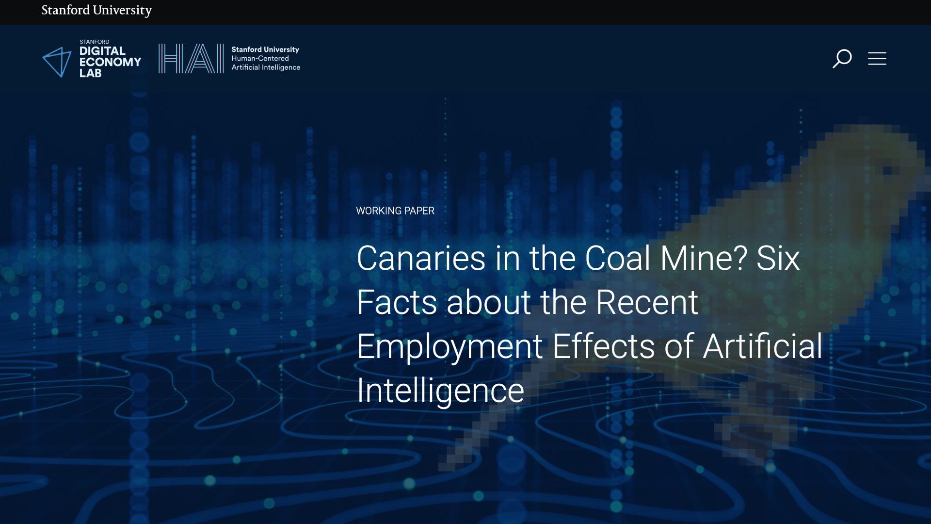 AIが若者の雇用を揺るがす - スタンフォード大が大規模データで実証、キャリア形成に新たな課題（小久保重信） - エキスパート - Yahoo!ニュース