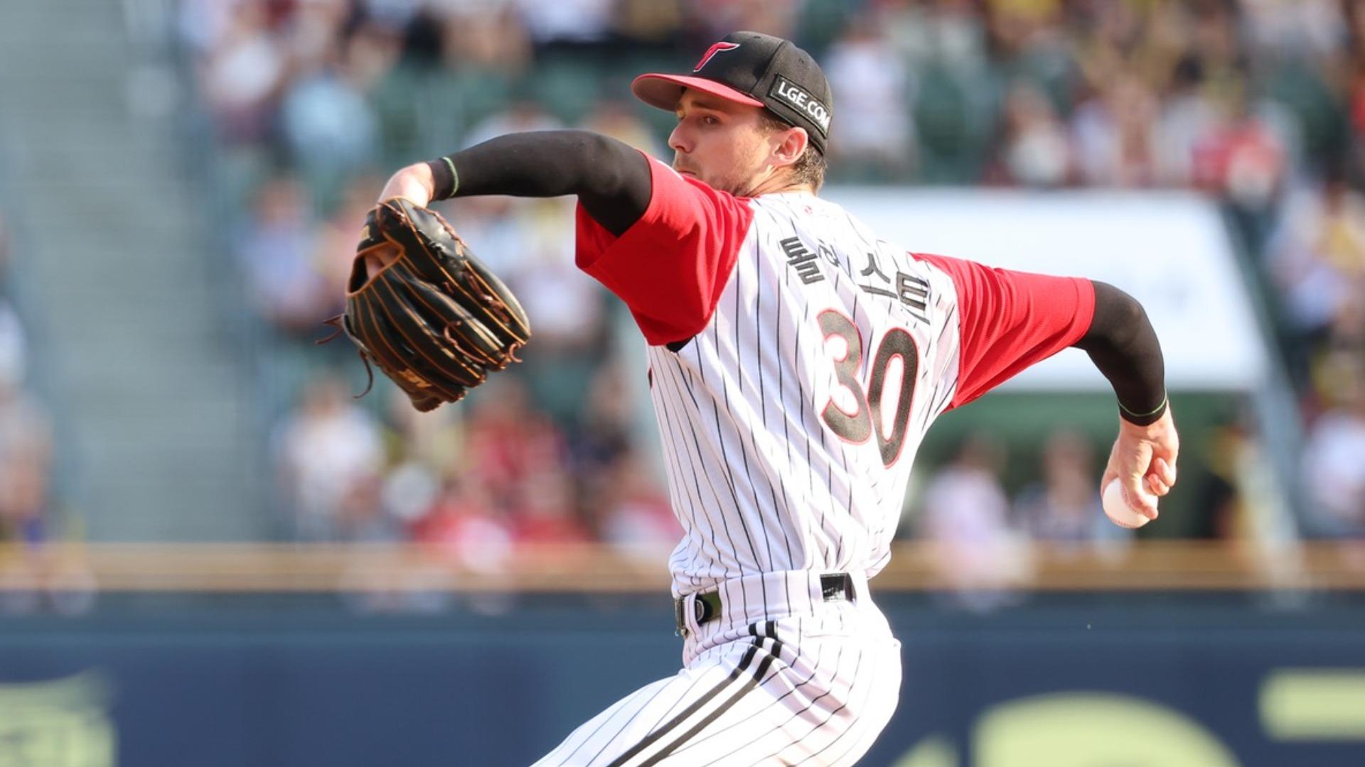 黒猫抱っこ写真で先月入団のマイナー出身26歳 6回無失点で6戦で5勝＜韓国KBOリーグ＞（室井昌也） - エキスパート - Yahoo!ニュース