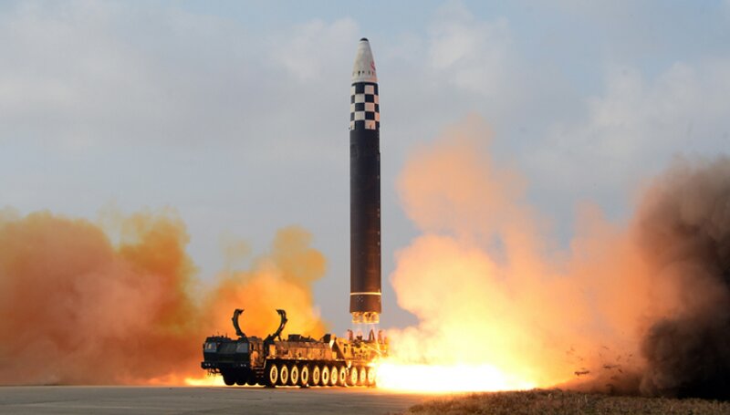 北朝鮮が新型ICBM「火星17」の発射成功を発表(JSF 北朝鮮が新型ICBM「火星17」の発射成功を発表(JSF